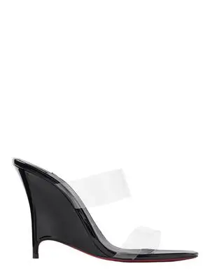 CHRISTIAN LOUBOUTIN Solo Zee 100 Tpu Wedge Sandals - Black