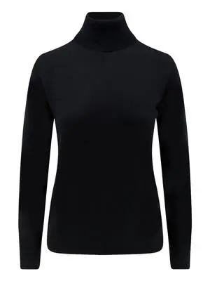 Aspesi Virgin Wool Turtleneck Sweater - Black