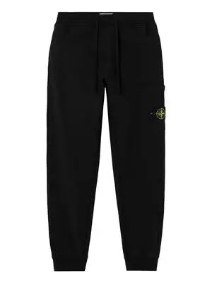 Stone Island Cotton Trousers - Black