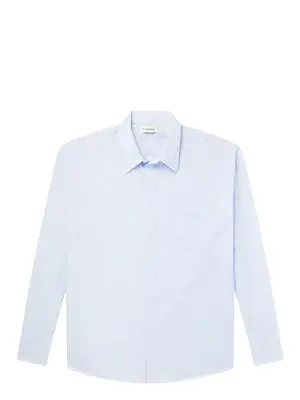 FRAME Cotton-poplin Shirt - Blue