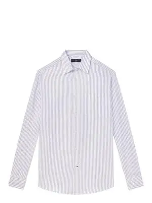 Dunhill Striped Cotton Shirt - Blue