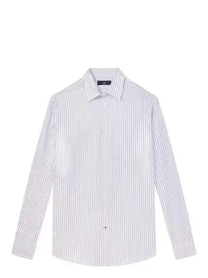 Dunhill Dunhill - Striped Cotton Shirt - Men - Blue - S Light Blue