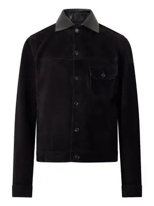 Givenchy Leather Jacket With Asymmetrical Pockets - Black