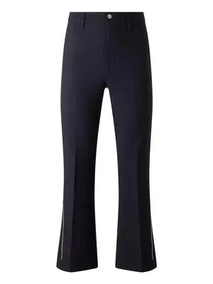 Kapital Daddy's Ox' Flared Twill Trousers - Blue