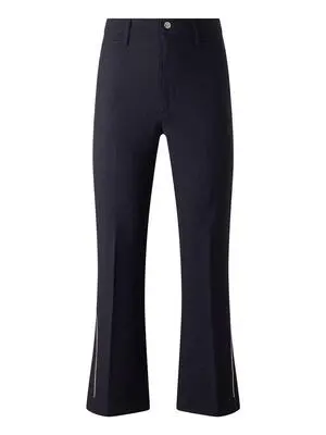Kapital Daddy's Ox' Flared Twill Trousers - Navy
