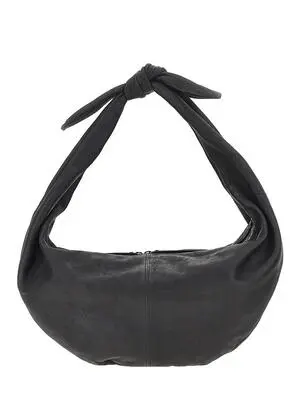AUTENTICA 504 Adara Nappa Leather Medium Bag - Black
