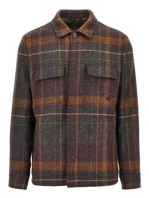 Etro Cashere And Wool Overshirt An - Multicolor