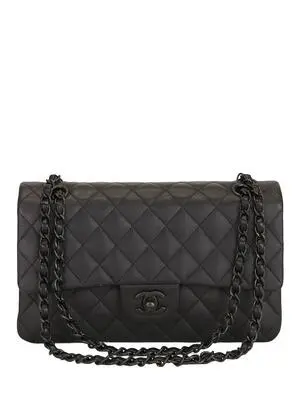Chanel Chanel Lambskin Classic Double Flap Bag Black