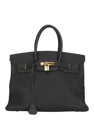 Hermès Togo Birkin 35 Retourne Handbag - Noir