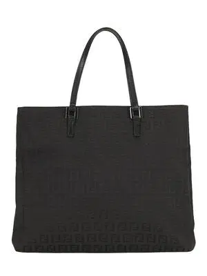 Fendi Zucchino Tote Bag - Black