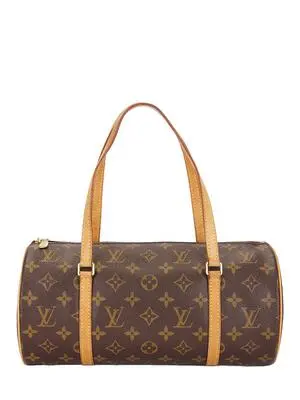 LOUIS VUITTON Louis Vuitton Monogram Papillon 30 Handbag Brown