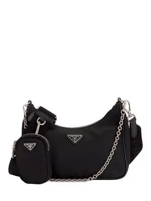 Prada Re-edition 2005 Re-nylon Shoulder Bag - Black