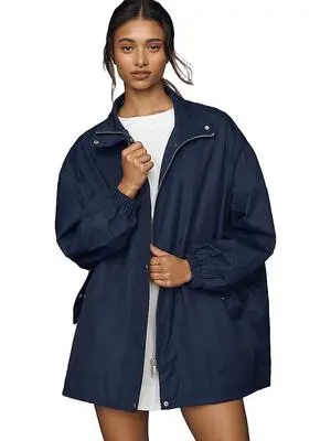 Maeve Oversized Lightweight Jacket - Nightfall