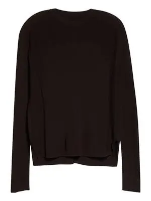 Rick Owens Ribbed Geo Wool Sweater - Grease
