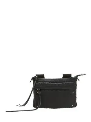 MAISON MARGIELA Zip Line Twill Camera Bag - Black/black