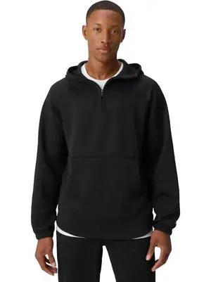 FABLETICS Fabletics Gridtech Quarter Zip Hoodie Black