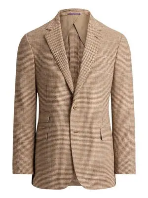 Ralph Lauren Kent Hand-tailored Plaid Sport Coat - Brown