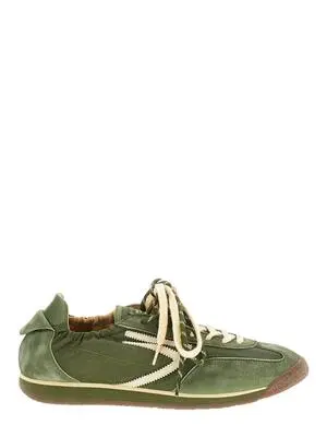 PURAAI Vegan Sneakers With Recycled Microsuede Inserts - Green