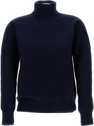 DRUMOHR Wool Turtleneck Sweater - Blu