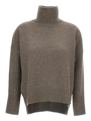 LISA YANG Heidi Cashmere Turtleneck Sweater - Beige
