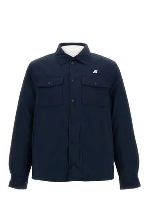 K-WAY Umbert Plain Warm Shirt Jacket - Blu