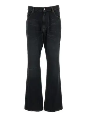 MAISON MARGIELA Distressed Straight-leg Jeans - Blu