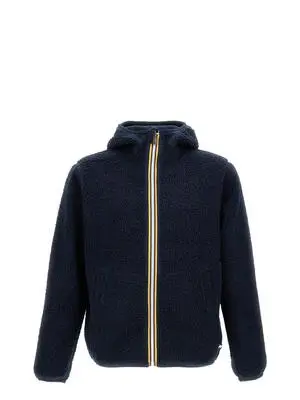 K-WAY Reversible Sherpa Fleece Jacket - Blu