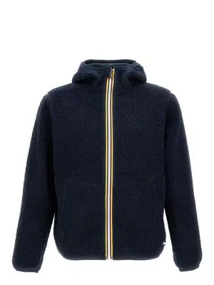 K-WAY Reversible Sherpa Fleece Jacket - Blue