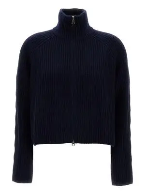 LISA YANG Sadie Zip Cardigan - Blu