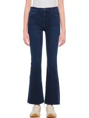 MOTHER The Weekender Fray Denim - Blue