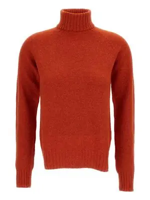 DRUMOHR Wool Turtleneck Sweater - Orange