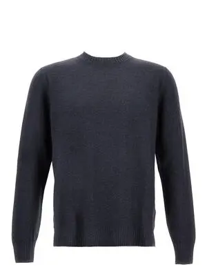 GRAN SASSO Cashmere Crew Neck Sweater - Grigio
