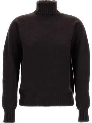 DRUMOHR Maglione Dolcevita In Lana - Marrone