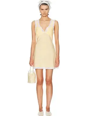 Posse Tabitha Slip Mini Dress - Buttermilk