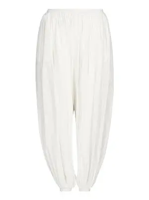Alaïa Balloon Openwork Pants - Blanc
