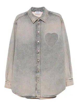 Moschino Long-sleeved Shirt - Grey