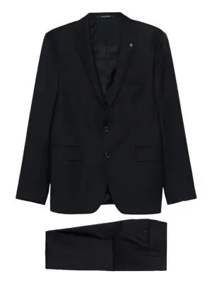 Tagliatore Long-sleeved Suit - Dark Blue