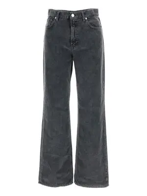 HAIKURE Velvet Trousers - Grey