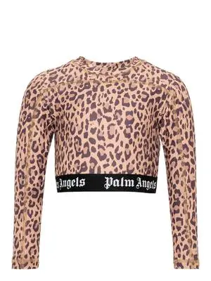 Palm Angels Crew-neck T-shirt - Brown