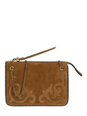 Etro Zippered Shoulder Bag - Brown