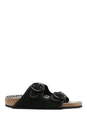 Repetto X Birkenstock Flat Sandals With Buckle Detail - Black