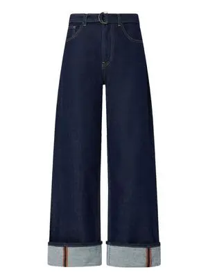 Liu Jo Flared Jeans With Turn-ups - Normal Wash