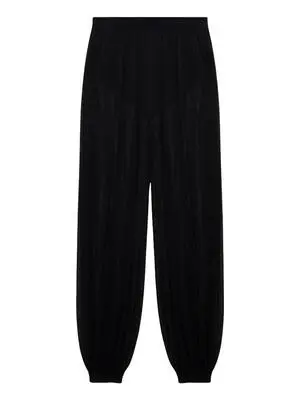 Simkhai Sheer Finish Cuffed Trousers - Black