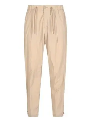 Herno Drawstring Pleated Trousers - Chantilly