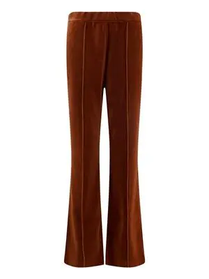 TOM FORD Velvet Trousers With Embroidered Pocket Detail - Hazelnut Color