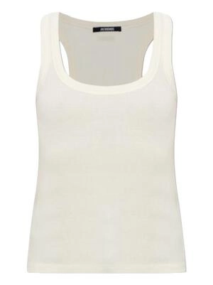 Jacquemus Ribbed Tank Top - Ivory