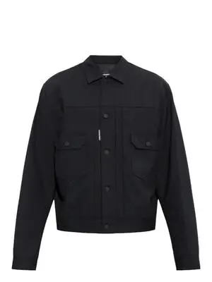 Dsquared2 Collared Long-sleeved Jacket - Black