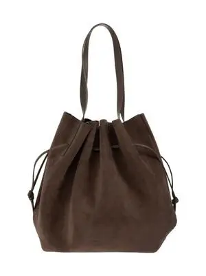 Yuzefi Suede Drawstring Tote Bag - No