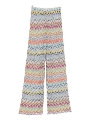 Missoni Missoni Zigzag Knit Trousers Nude