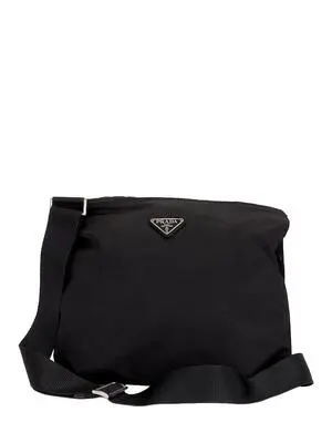 Prada Tessuto Messenger Bag - Black